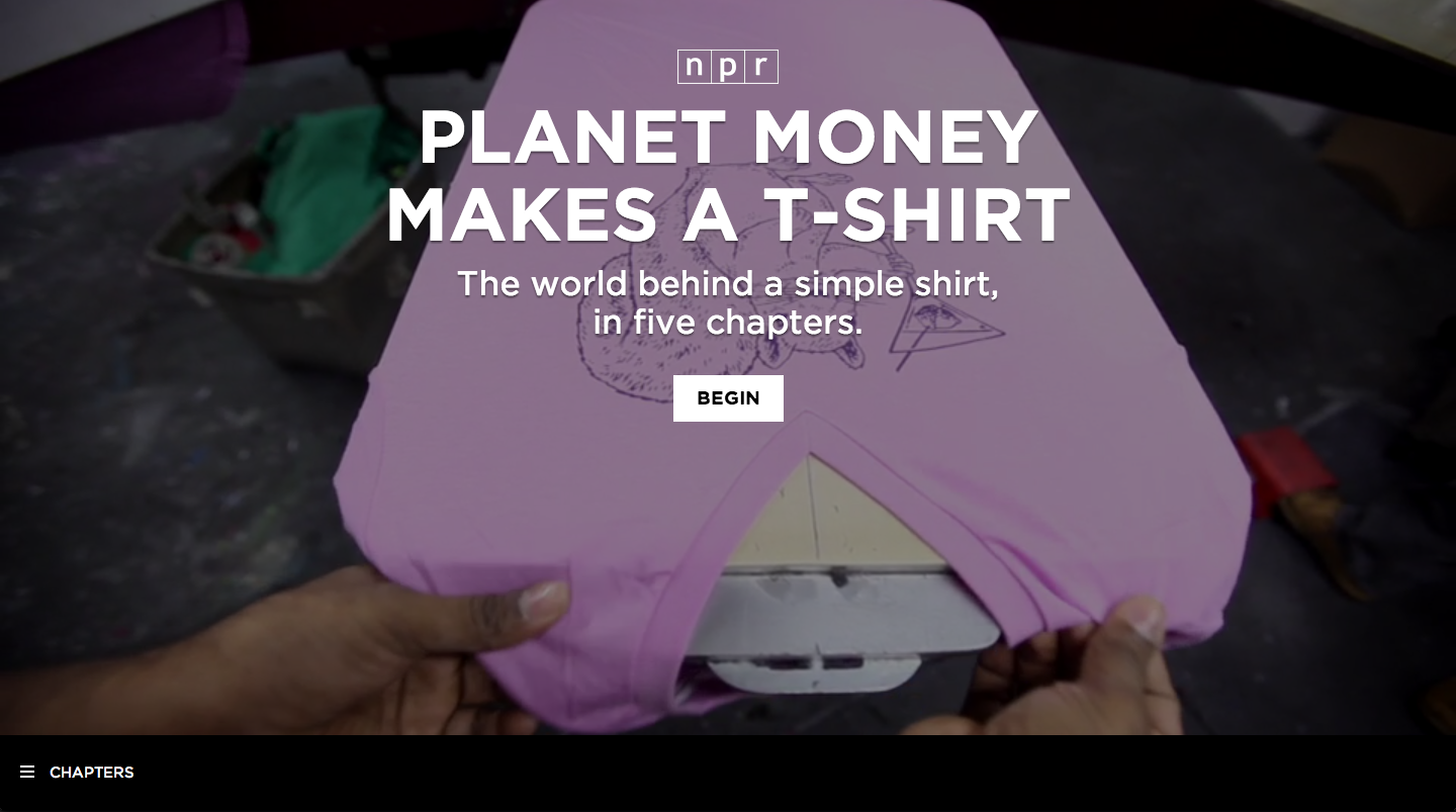 Planet Money Makes A T-Shirt - Online Journalism Awards