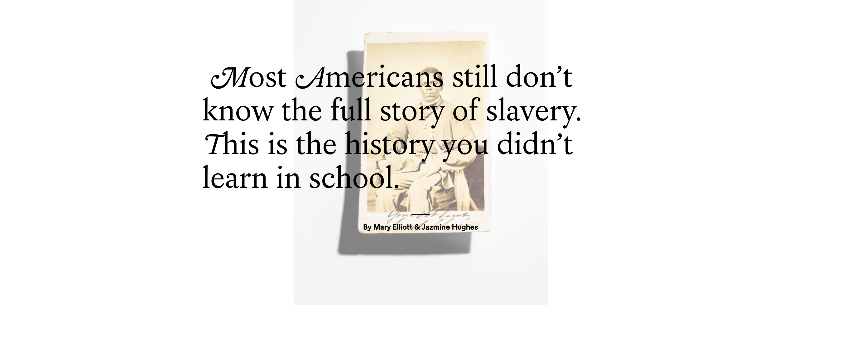 The 1619 Project - Online Journalism Awards