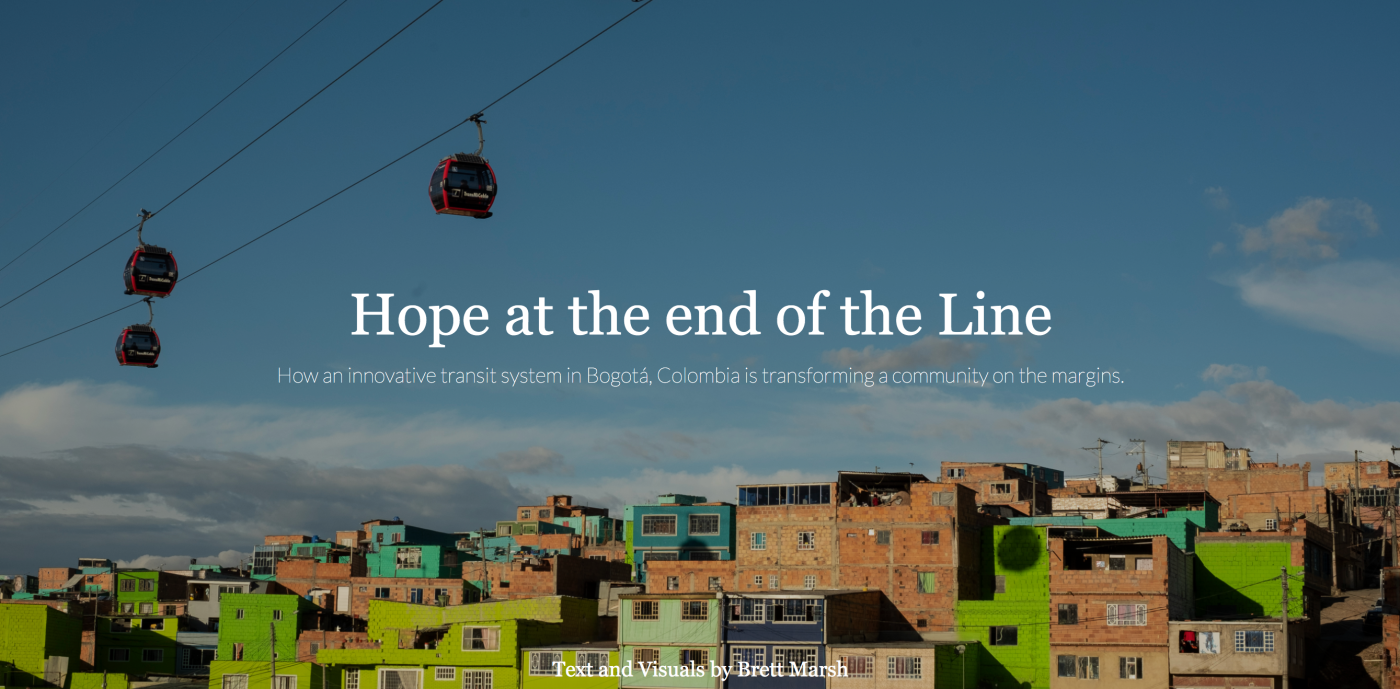 Brett Marsh: Hope at the end of the Line - Online Journalism Awards