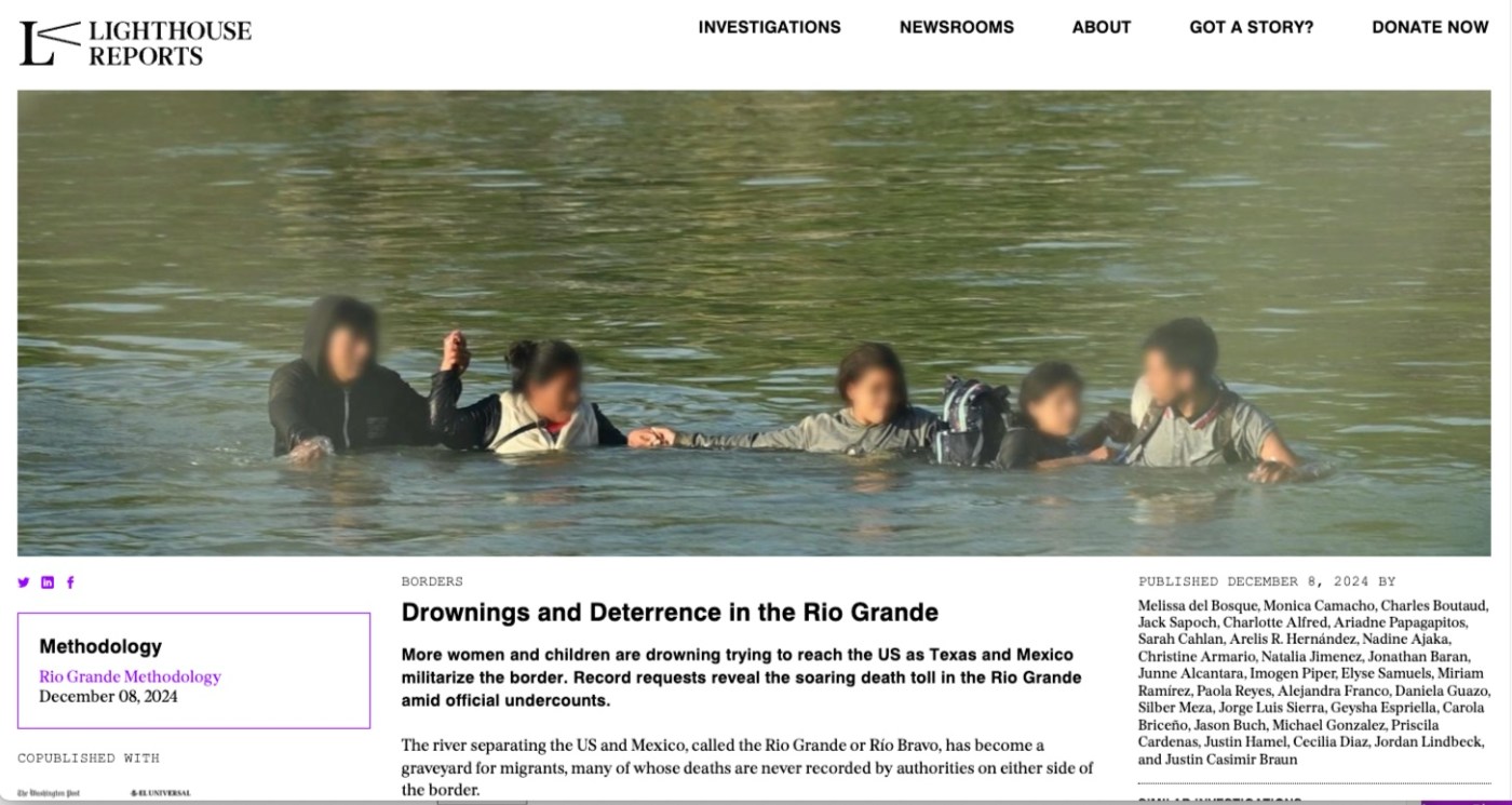 Death and Deterrence in the Rio Grande - Online Journalism Awards